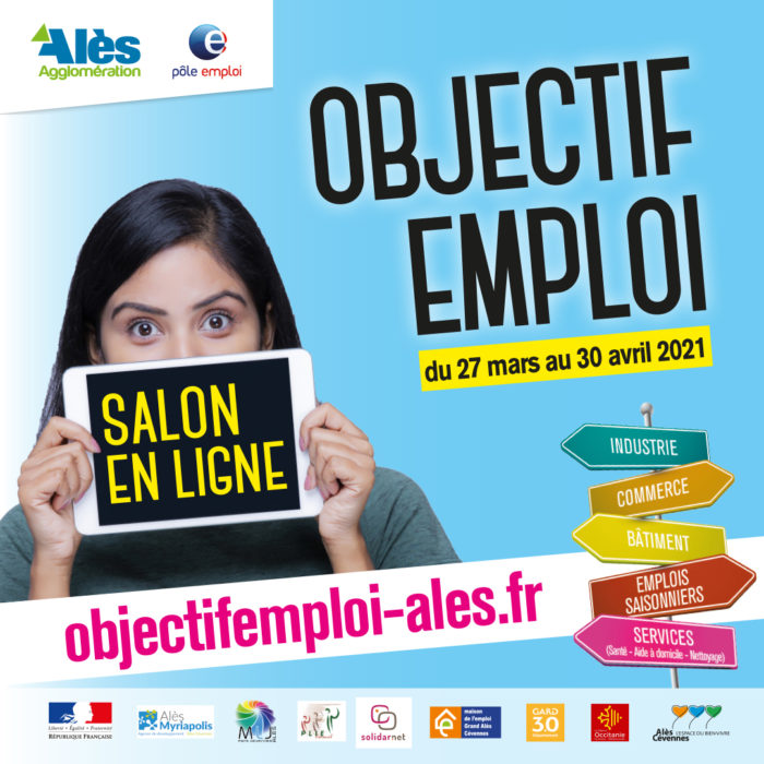 Objectif Emploi 2021 Alès 100% en ligne - Alès Myriapolis
